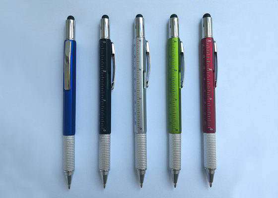 Touch Metal scale Pen with gradient and customized logo or silk printing for promotion