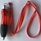 Click ballpoint pen with lanyard printing LOGO pen for promotion