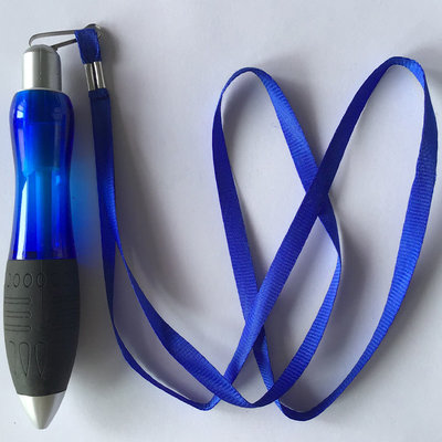 Click ballpoint pen with lanyard printing LOGO pen for promotion
